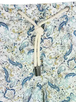 Orlebar Brown Bulldog Paisley Print Swim Shorts - Neutrals