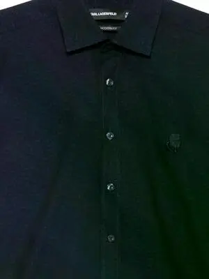 Karl Lagerfeld Floral-embroidered Shirt