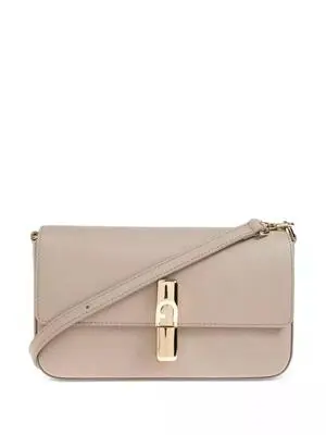 Furla Leather Crossbody Bag - Grey