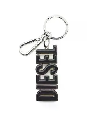 DIESEL® 3d Logo Lettering Keyring - Black