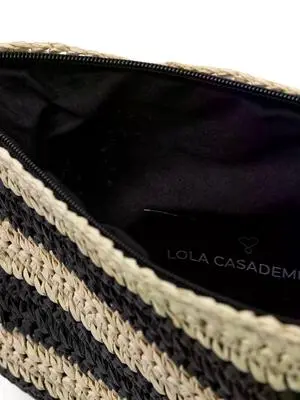 Lola Casademunt Striped Knit Starfish Motif Wristlet