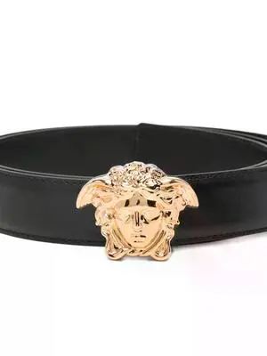 Versace La Medusa Leather Belt