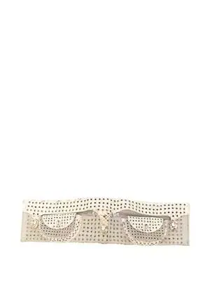 Gianfranco Ferre 2000 Eyelet-embellished Multi-pocket Belt