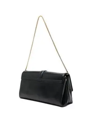 FERRAGAMO Gancini Front-flap Shoulder Bag - Black