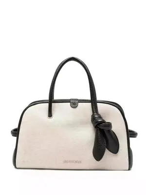 Jacquemus Leather Tote Bag - Neutrals