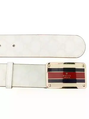 Gucci Gg-supreme Plaque Belt