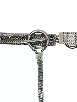 Gianfranco Ferre Tone Mesh Chain Belt