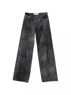 Marie Adam-Leenaerdt Washed-effect Velvet Jeans