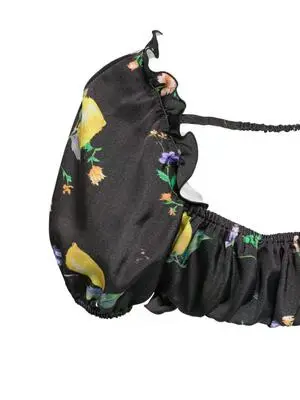 Moschino Floral Print Crop Top