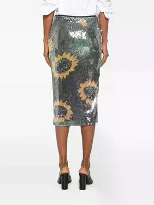 Moschino Sequin Embellished Midi Skirt