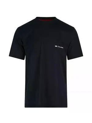 Kiton Logo-print T-shirt - Black