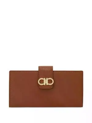 FERRAGAMO Continental Wallet - Brown