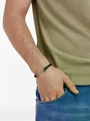 FERRAGAMO Gancini Leather Bracelet
