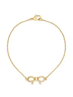 FERRAGAMO Vara Bow Crystal-embellished Bracelet