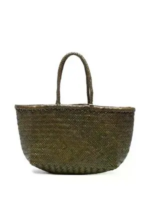 Dragon Diffusion Big Bamboo Triple Jump Woven Tote Bag - Green