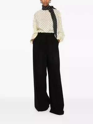 Valentino Garavani Polka-dot Pussy-bow Blouse