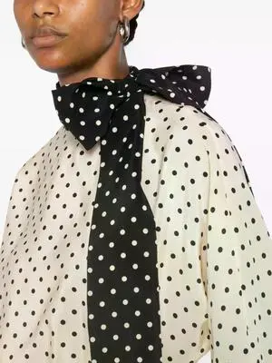 Valentino Garavani Polka-dot Pussy-bow Blouse