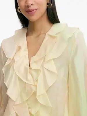 TWINSET Ruffled Long-sleeve Blouse