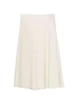 Brunello Cucinelli A-line Midi Skirt - Neutrals