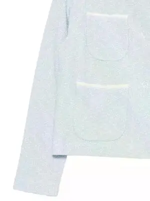 Bruno Manetti Bouclé Jacket With Contrast Trim