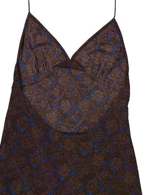Matteau Low-back Halter Silk Maxi Dress