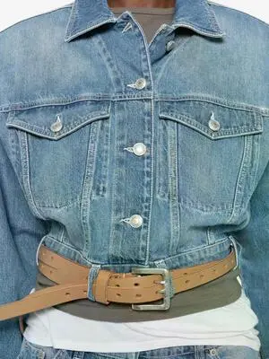 JULIE KEGELS Cropped Denim Jacket