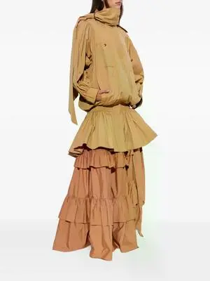 Chloé Ruffled High-neck Coat