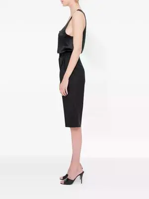 MEDEEA Racerback Top With Button Placket