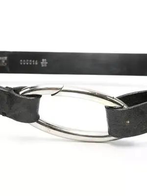 Gianfranco Ferre Ring-detail Leather Belt