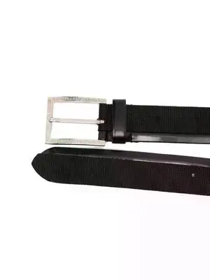 Gianfranco Ferre Logo-engraved Buckle Belt