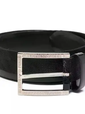 Gianfranco Ferre Logo-engraved Buckle Belt