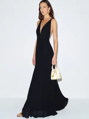 REFORMATION Carissa Maxi Dress - Black