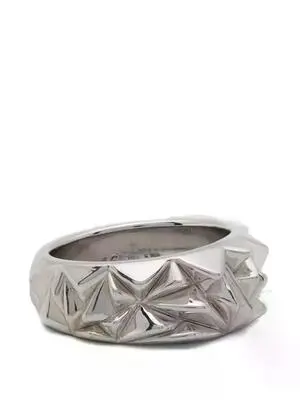 FERSERA Geometric Engraved Ring - Silver