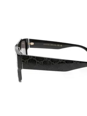 Gucci Gg Monogram Rectangle Sunglasses
