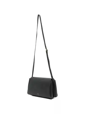 Khaite Audrey Leather Crossbody Bag - Black