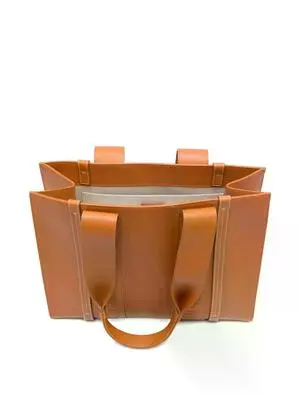 Chloé Medium Woody Leather Tote Bag