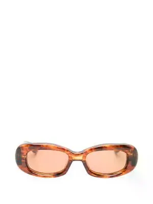 JACQUES MARIE MAGE Ann Oval Sunglasses