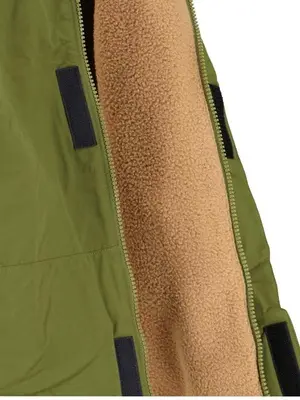 The North Face Reversible Fleece Jacket - Forest Olive/practical Brown