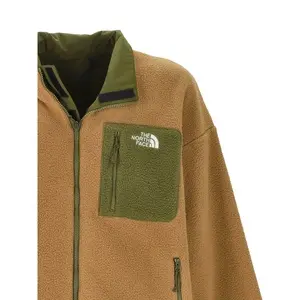 The North Face Reversible Fleece Jacket - Forest Olive/practical Brown