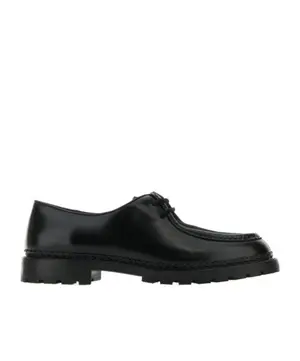 Saint Laurent Almond Toe Lace-up Shoes