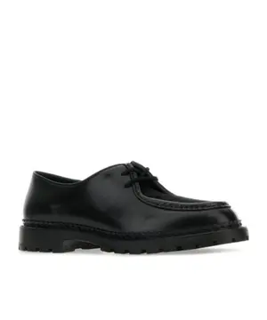 Saint Laurent Almond Toe Lace-up Shoes