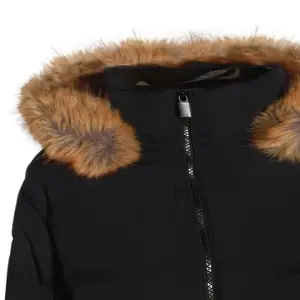Burberry Funnel Neck Zip-up Puffer Coat With Drawcord Waist And Hood