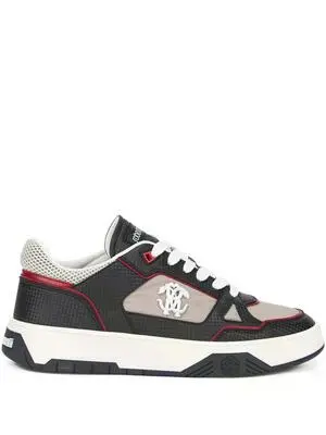 Roberto Cavalli Panelled Lace-up Sneakers - Black