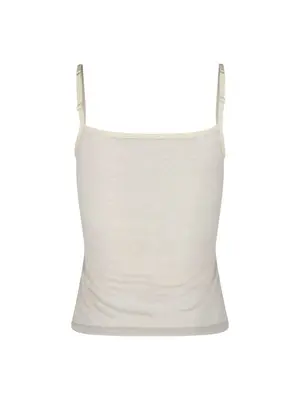 Paloma Wool Fitted Strap Top - Ecru
