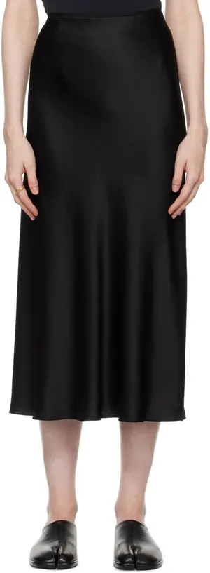 MAISON MARGIELA Satin Midi Skirt