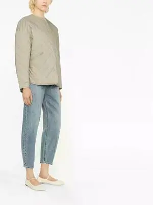 TOTEME Oversized Quilted Jacket - Green