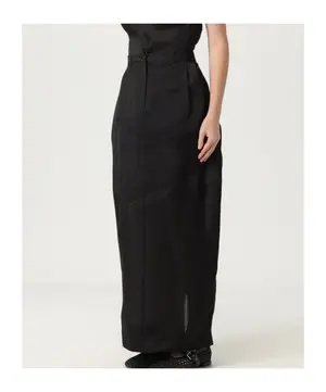 Khaite Lucian Maxi Skirt - Black