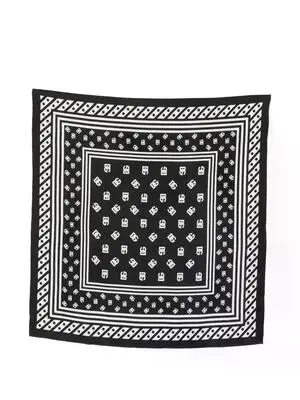 Dolce & Gabbana Logo-print Scarf - Black