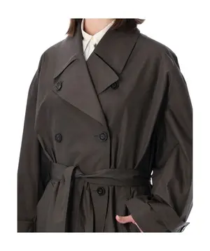 Soeur Helio Belted Double-breasted Coat