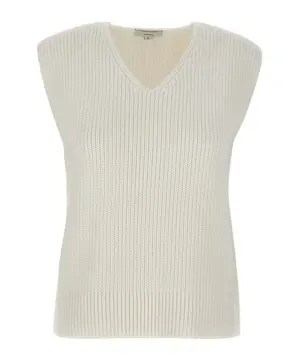 Vince Sleeveless V-neck Knitted Vest